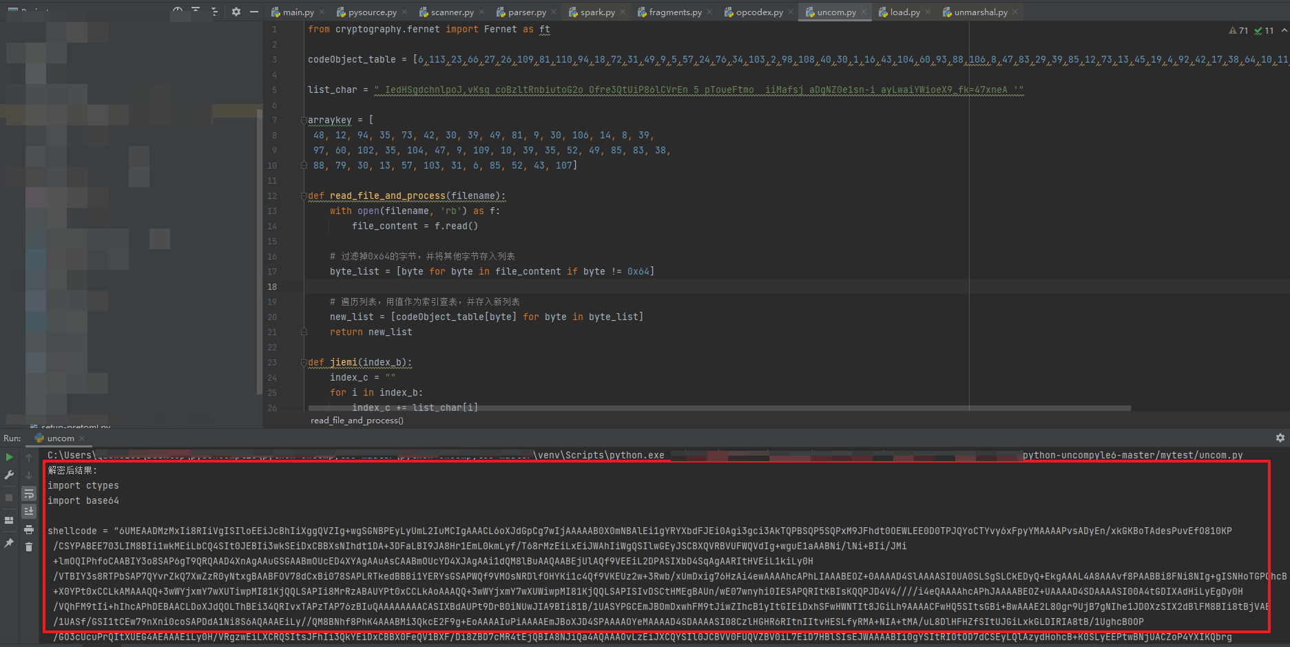 记一次对pyc反编译还原问题的分析 - ga0weI Blog